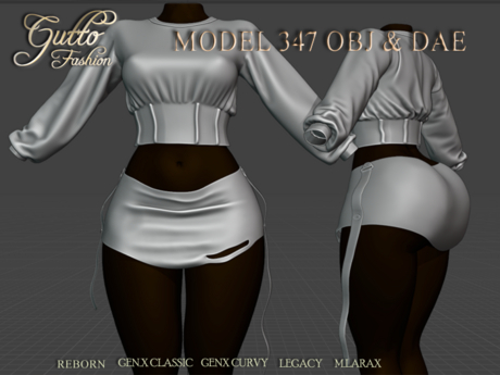 Second Life Marketplace - !GUTTO! MODEL 347 OBJ & DAE